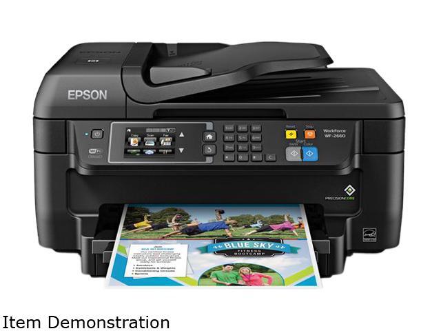 Epson WorkForce 2660 Inkjet Multifunction Printer - Color - Plain Paper ...