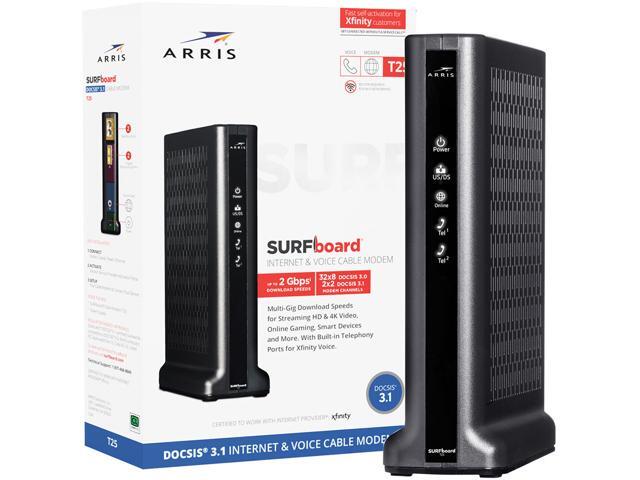 Arris T25 SURFboard® DOCSIS® 3.1 Gigabit Modem for Xfinity Internet ...