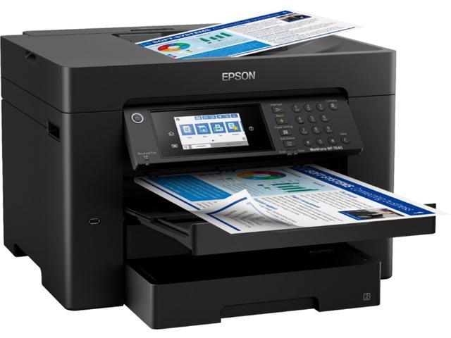 Epson WorkForce Pro WF-7840 Wireless All-in-One Inkjet Printer - Newegg.com