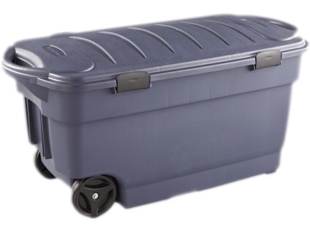 Rubbermaid 246300DIM 45-Gallon Wheeled Storage Box - Newegg.com