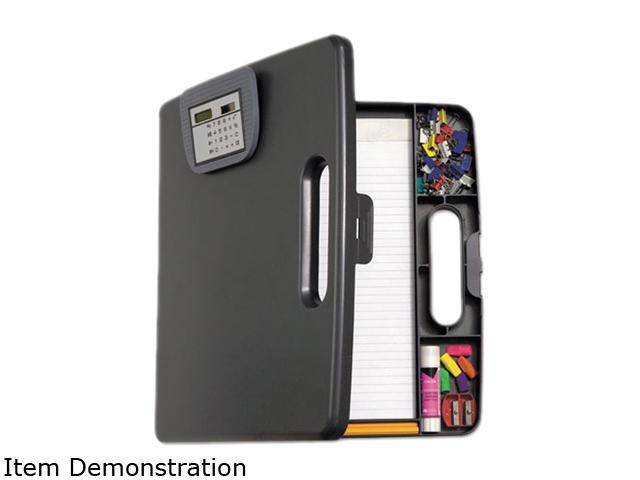 Officemate 83372 Portable Storage Clipboard Case with Calculator, 12w x ...