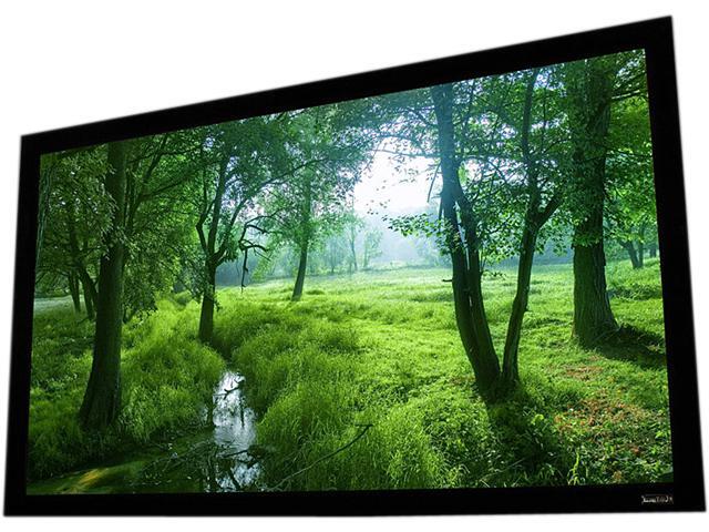 Elara 106in 16x9 White Fixed Frame Screen - Newegg.com
