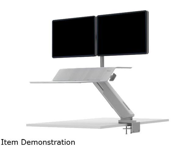 LOTUS RT SIT-STAND WORKSTATION WHITEDUAL - Newegg.com