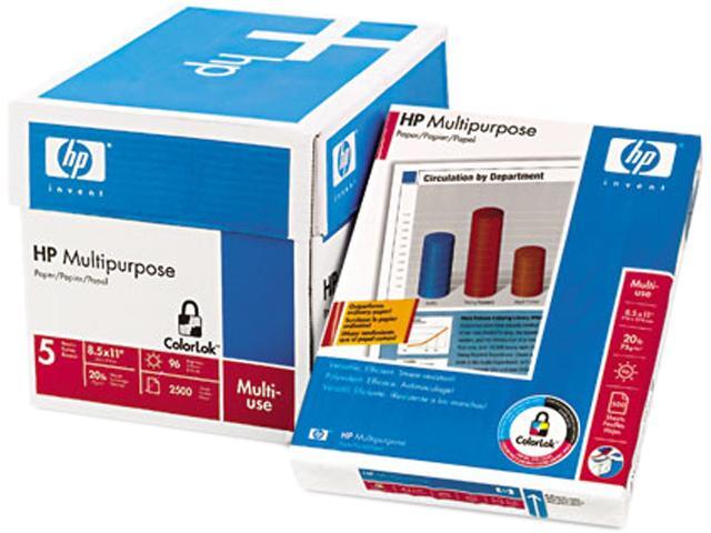 Multipurpose Paper, 96 Bright, 20Lb, Letter, White, 2500 Sheets/Carton ...