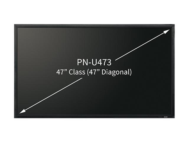 Sharp PN-U473 47" Full HD 1080p LED Large Format Commercial Display ...