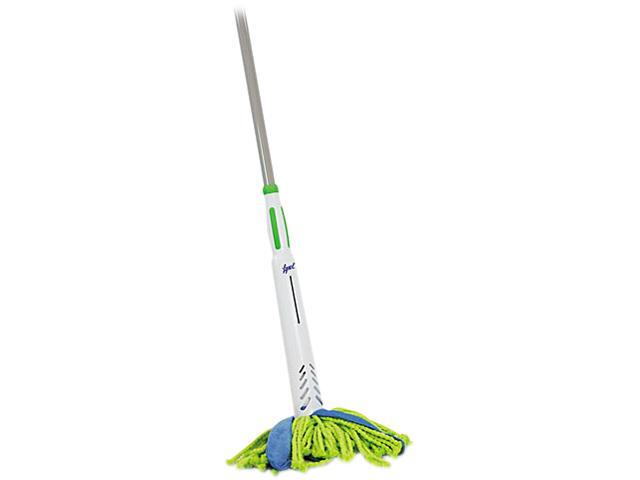 Lysol Cone Mop Supreme, 8" Wide, 31 3/4" Steel Handle, Green/Blue, Eac ...
