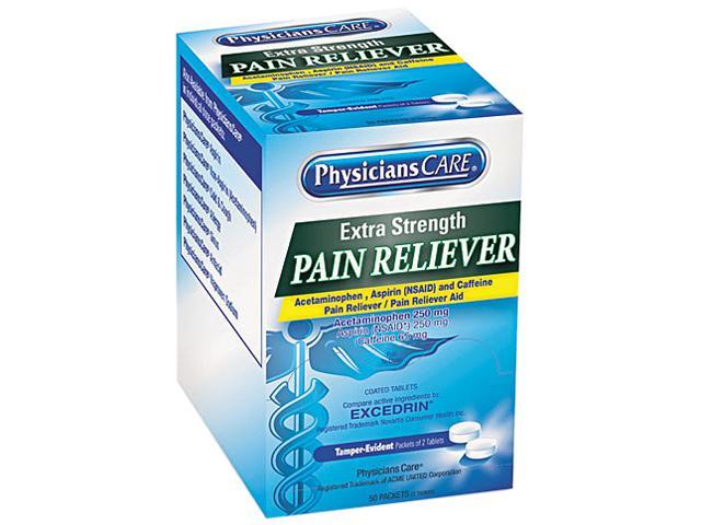 Extra-Strength Pain Reliever, Two-Pack, 50 Packs/Box 90316 - Newegg.com