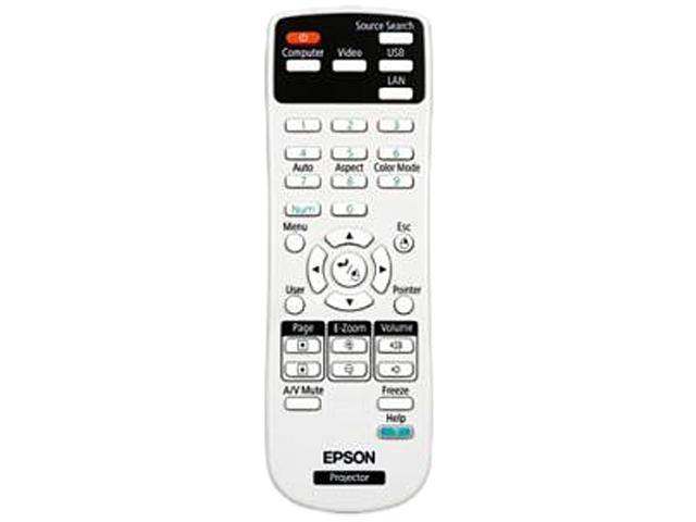 Epson Projector Remote Control Epson Replacement Projector Remote Control - For Projector ...