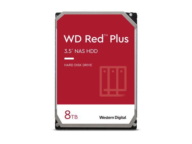 WD Red Plus 6TB 5640 RPM 256MB Cache SATA 6.0Gb/s 3.5" Hard Drives ...