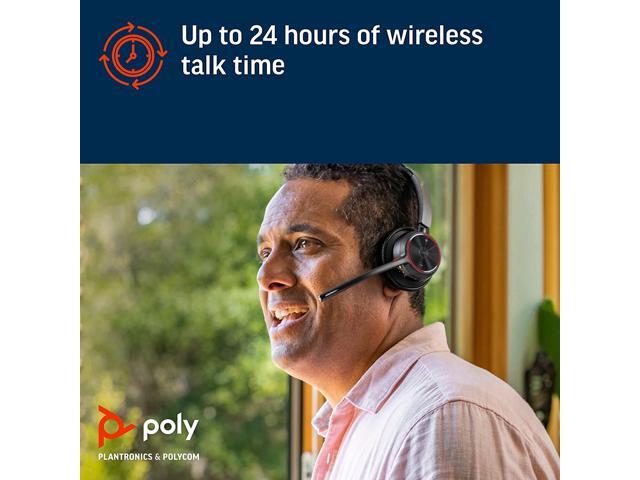 Poly - Voyager 4320 UC Wireless Headset + Charge Stand (Plantronics ...