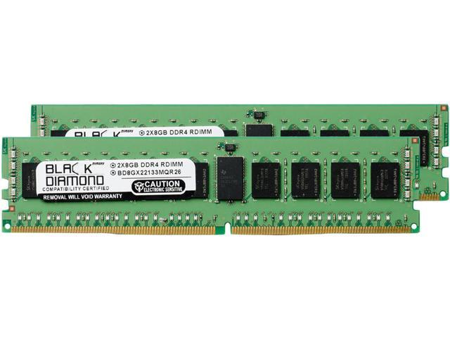 Black Diamond Memory 16GB (2 x 8GB) ECC Registered DDR4 2133 (PC4 17000 ...
