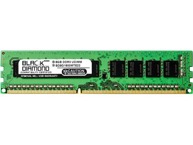 Black Diamond Memory 8GB ECC Unbuffered DDR3 1600 (PC3 12800) Server ...