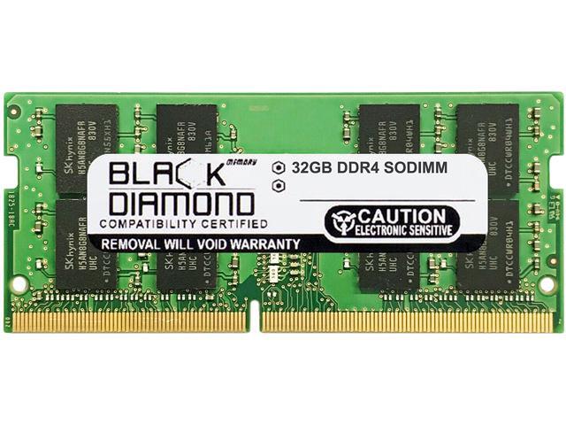 Black Diamond Memory 32GB 260-Pin DDR4 SO-DIMM DDR4 2933 (PC4 23400 ...