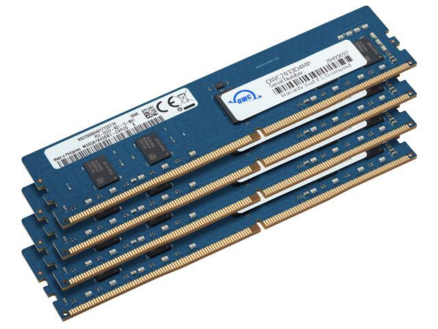 OWC, 128GB, PC23400, DDR4, ECC, Set (4 x 32GB), 2933MHz, 288-pin, RDIMM ...