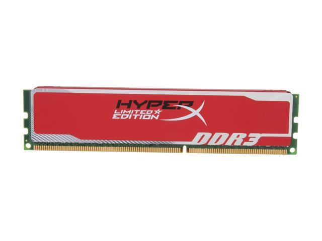 HyperX Blu 4GB DDR3 1333 Desktop Memory Red Limited Edition Model ...