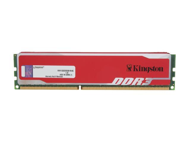 HyperX Blu 4GB DDR3 1333 Desktop Memory Red Limited Edition Model ...