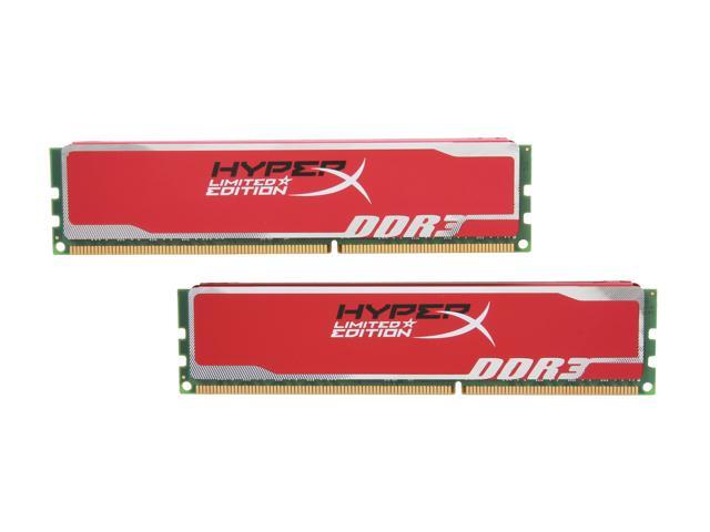 HyperX Blu 8GB (2 x 4GB) DDR3 1333 Desktop Memory Red Limited Edition ...
