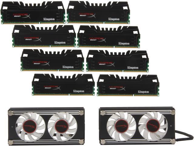 HyperX Beast 64GB (8 x 8GB) DDR3 2133 Desktop Memory (with KHX-Fan ...