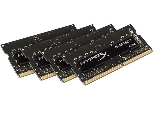 Kingston HyperX Impact 32GB (4 x 8G) DDR4 2133 Laptop Memory SO-DIMM (260-Pin) RAM HX421S14IBK4 ...
