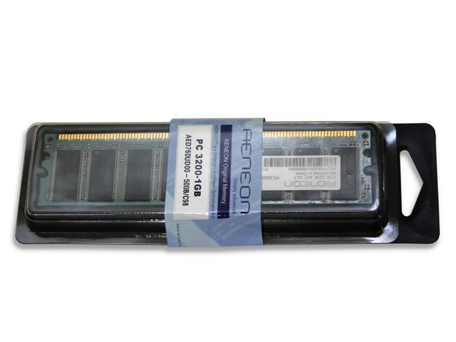 Aeneon 1GB DDR 400 (PC 3200) System Memory Model AED760UD00-500 B98X - Newegg.com