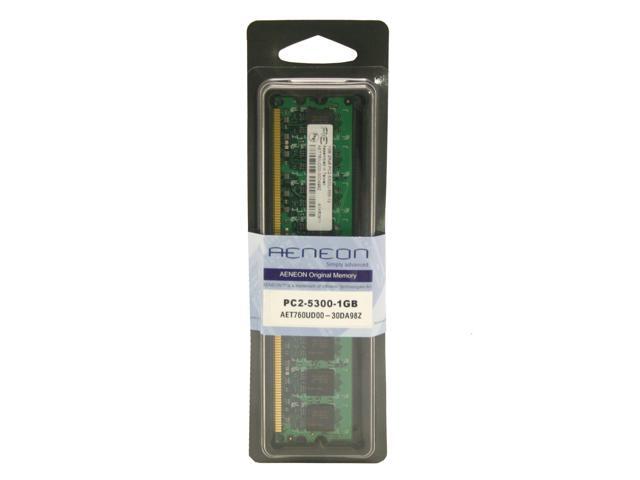 Aeneon 1GB 240-Pin DDR2 SDRAM Unbuffered DDR2 667 (PC2 5300) System Memory - Newegg.com