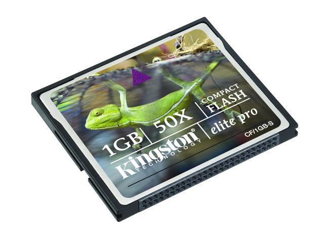 Kingston Elite Pro 1GB Compact Flash (CF) Flash Card Model CF/1GB-S ...