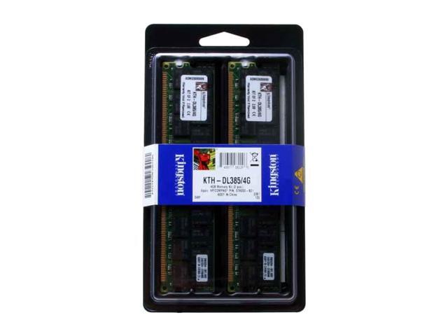 Kingston 4GB (2 x 2GB) 184-Pin DDR SDRAM Dual Channel Kit System ...