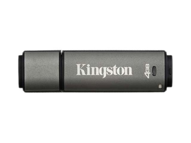 Kingston DataTraveler Secure 4GB Flash Drive (USB2.0 Portable) 256bit ...