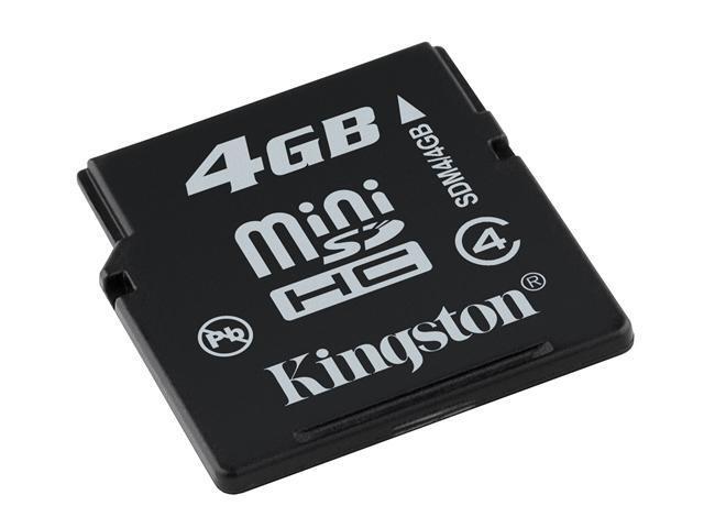 Kingston 4GB Mini SDHC Flash Card Model SDM4/4GB - Newegg.com