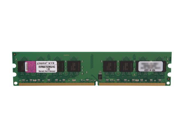 Kingston 4GB DDR2 667 (PC2 5300) Desktop Memory Model KVR667D2N5/4G ...