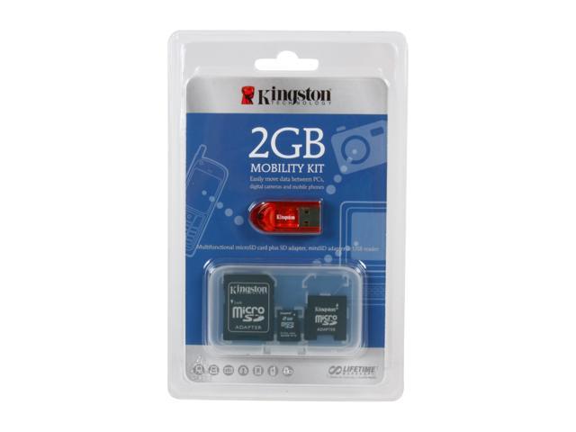 Kingston 2gb Microsd Flash Card 25pcs Mobility Multi Kit Model Mbly