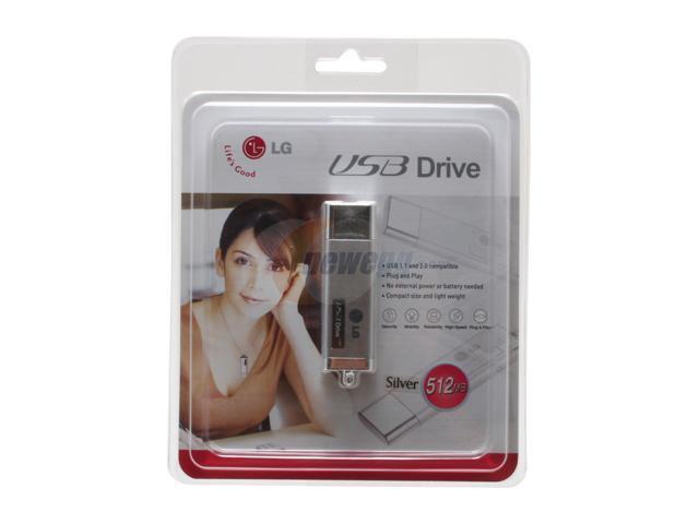 LG Xtick Silver 512MB Flash Drive (USB2.0 Portable) - Newegg.com