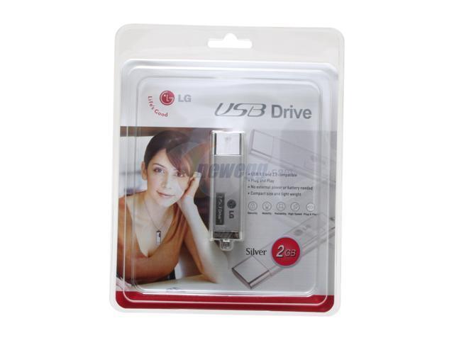 LG Xtick Silver 2GB Flash Drive (USB2.0 Portable) - Newegg.com