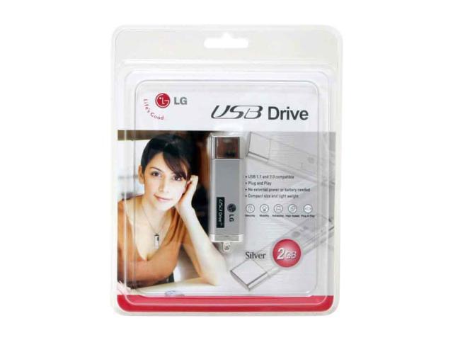 LG XTICK (Silver) 2GB Flash Drive (USB2.0 Portable) - Newegg.com