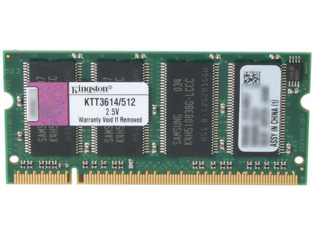 Kingston 512MB System Specific Memory for Toshiba - Newegg.com