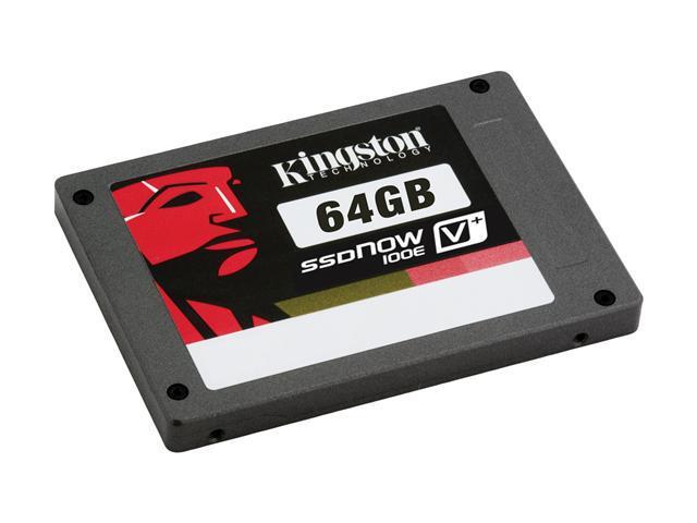 Kingston SSDNow V+ 100E 2.5" 64GB SATA II MLC Internal Solid State ...