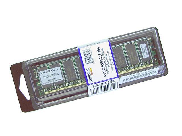 Kingston ValueRAM 256MB DDR 266 (PC 2100) Desktop Memory Model ...