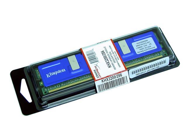HyperX 256MB DDR 400 (PC 3200) Desktop Memory Model KHX3200/256 ...
