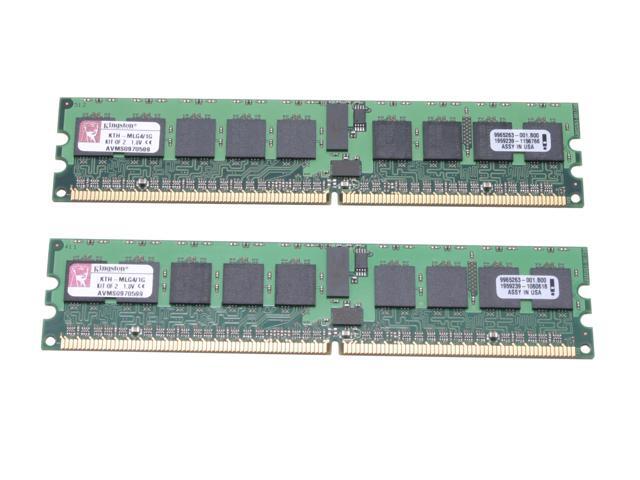 Kingston 1GB (2 x 512MB) 240-Pin DDR2 SDRAM Dual Channel Kit System ...