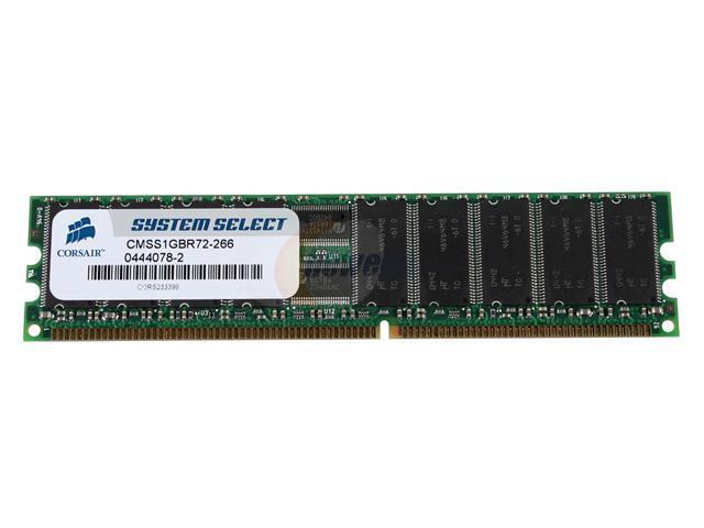 CORSAIR 1GB 184-Pin DDR SDRAM System Specific Memory - Newegg.com
