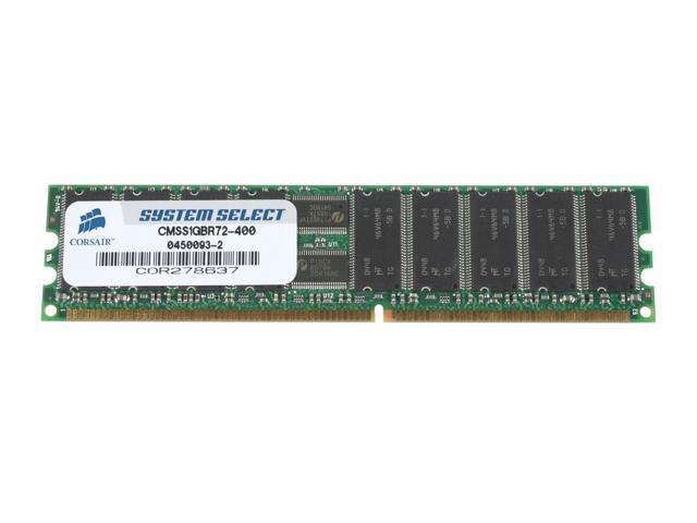 CORSAIR 1GB 184-Pin DDR SDRAM System Specific Memory - Newegg.com