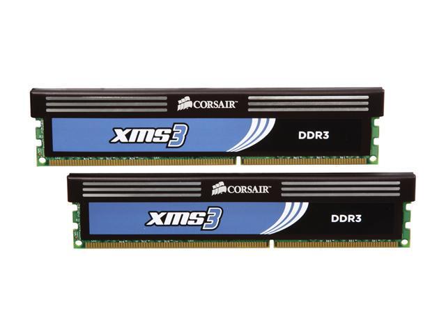 CORSAIR XMS 4GB (2 x 2GB) DDR3 2000 (PC3 16000) Desktop Memory Model ...