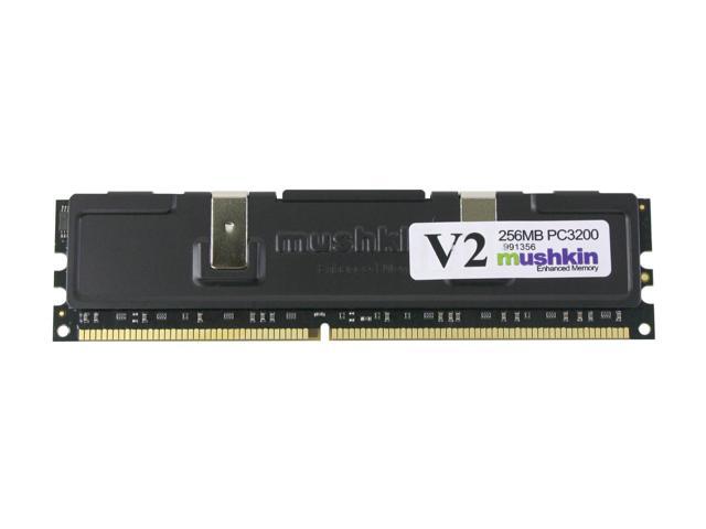 Mushkin Enhanced XP3200 256MB DDR 400 (PC 3200) System Memory Model ...