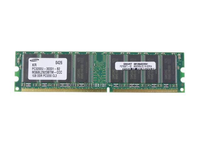 SMART Modular 1GB DDR 400 (PC 3200) System Memory Model SM12864DDR2N1 - Newegg.com