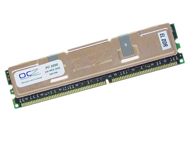 OCZ Enhanced Latency 256MB DDR 400 (PC 3200) System Memory Model ...