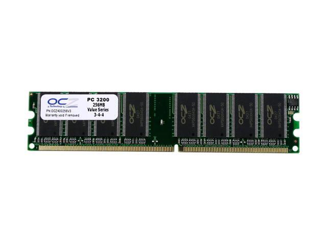 OCZ Value Series 256MB DDR 400 (PC 3200) Desktop Memory Model ...