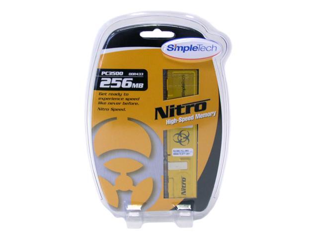 SimpleTech 256MB DDR 433 (PC 3500) Desktop Memory Model SNX3500C3/256 ...