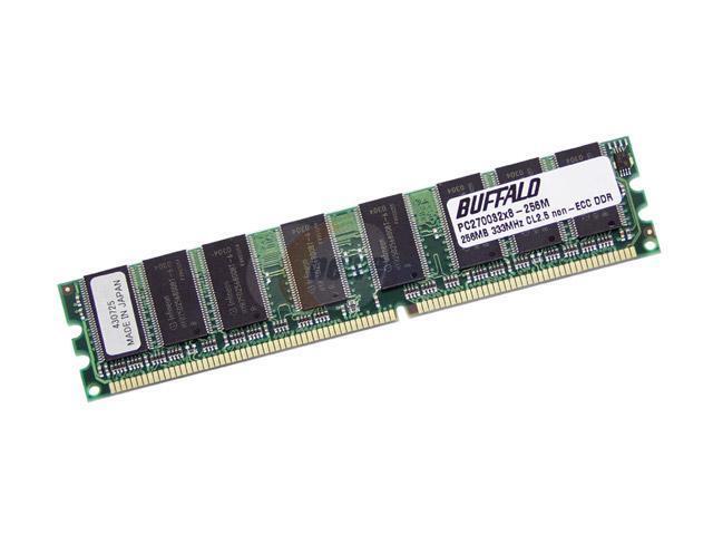 BUFFALO 256MB DDR 333 (PC 2700) System Memory Model PC270032X8-256M ...