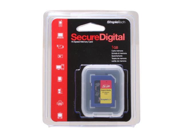 SimpleTech 1GB Secure Digital (SD) Flash Card Model STI-SD/1GB - Newegg.com