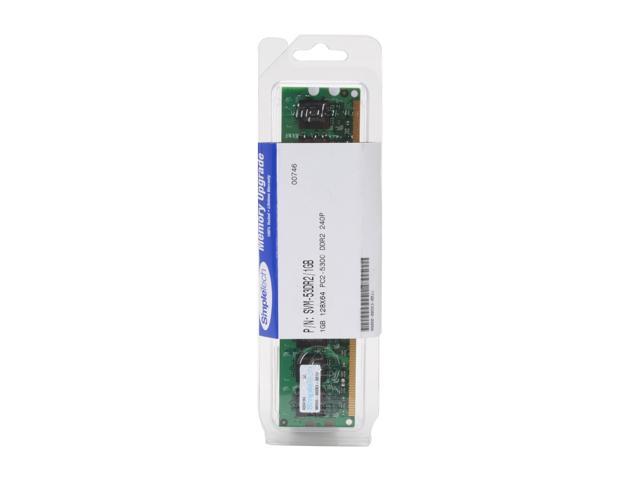 SimpleTech Value 1GB DDR2 667 (PC2 5300) Desktop Memory Model SVM-53DR2 ...